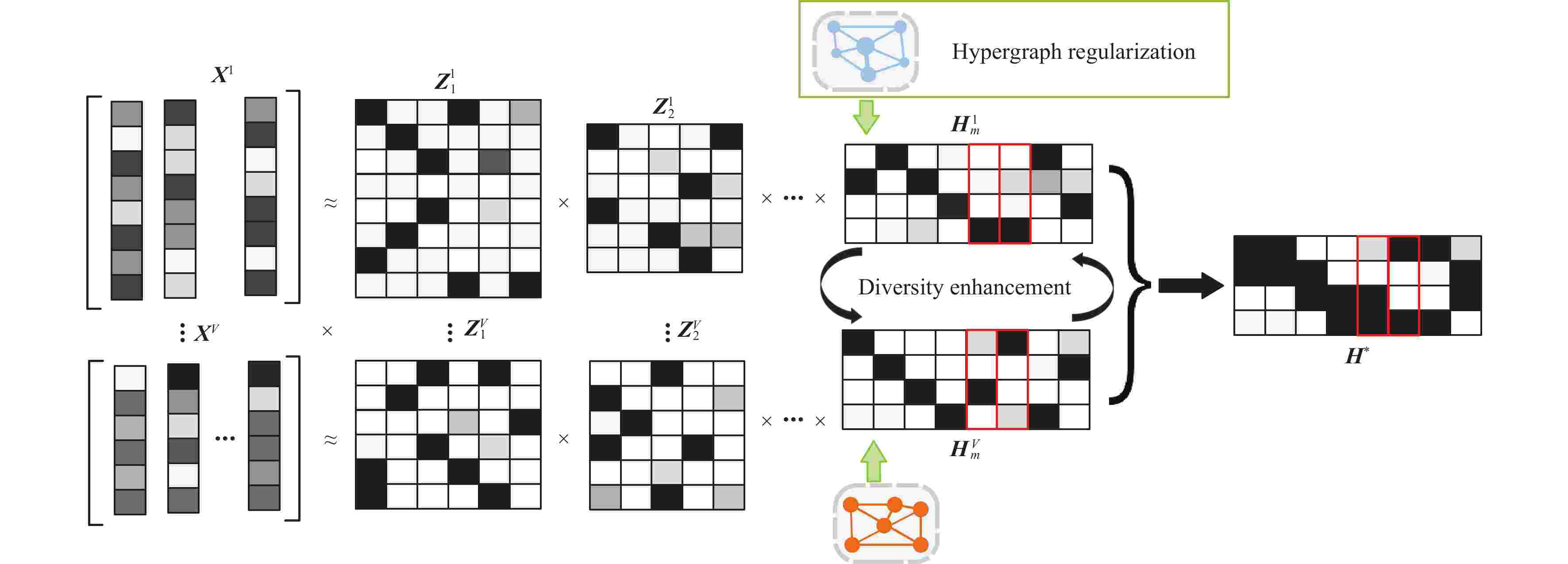 Diverse Deep Matrix Factorization With Hypergraph Regularization for ...